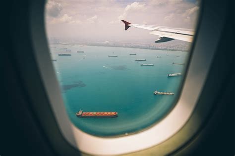 Download Boat Ocean Window Airplane Photography Aerial 4k Ultra Hd