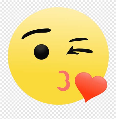 Emoji Beso Amor Sonriente Png Pngegg