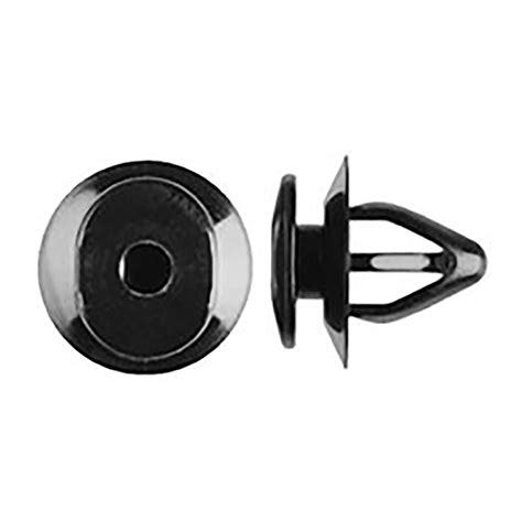 Black Nylon Door And Fender Trim Retainers 9mm Hole 115mm Stem 25 P