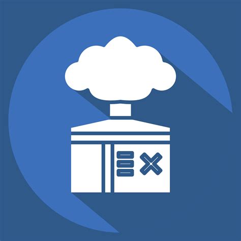 Icon Solvent Gas Related To Addiction Dictionary Symbol Long Shadow