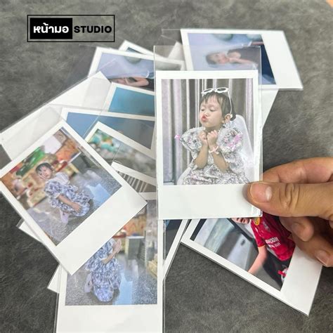หน้ามอสตูดิโอ รูปโพลารอยด์ ใส่ข้อความฟรี พร้อมซองใส ฟรี ขนาด 2x33