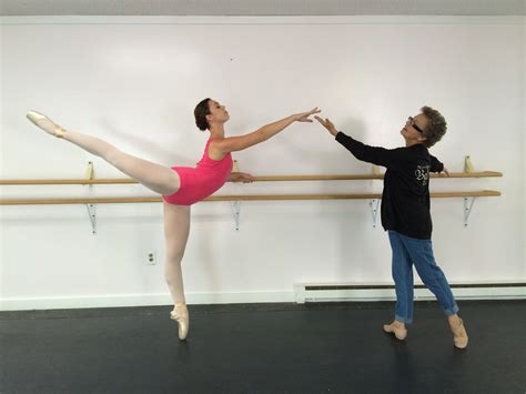 Artistic Director Edra Toth Coaches Principal Dancer Lissa Curtis