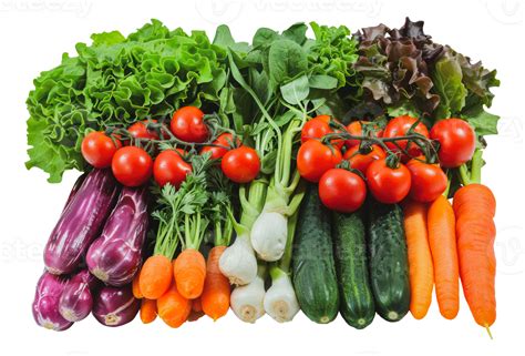 Assorted Fresh Vegetables Cut Out Stock 45912889 Png