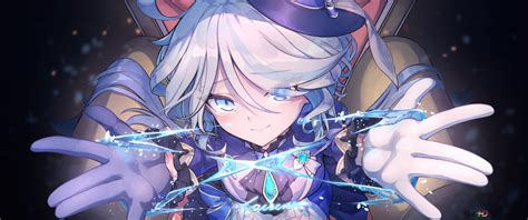 Hydro Archon Furina Genshin Impact Online Rpg Game 4k Wallpaper