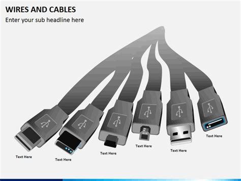 Wires And Cables PowerPoint And Google Slides Template Powerpoint Google Slides Template