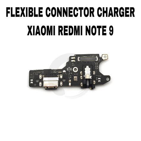 Flexible Konektor Charger Xiaomi Redmi Note 9 10X 4G MIC HF Flex Connector Con Cas Papan