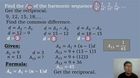 Harmonic Sequence Problem Solving