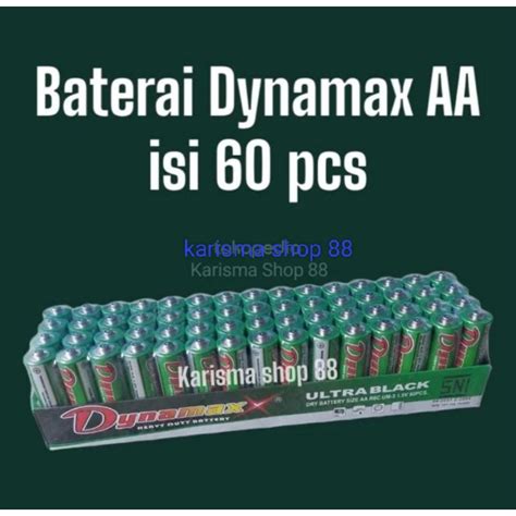 Jual Baterai Dynamaxx Aa Hijau Isi 60 Pcs Baterai Battery Shopee