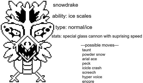 Snowdrake As A Pokemon By Katomatic22 On Deviantart