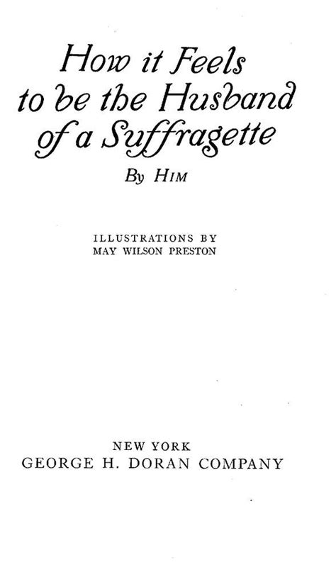 How It Feels To Be The Husband Of A Suffragette Picryl Public Domain Search