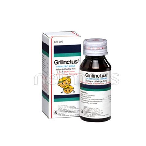 Buy Grilinctus Pead Syrup 60ml Online At Upto 25 Off Netmeds