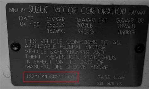 Free Suzuki Motorcycle Vin Number Decoder