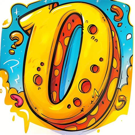 Premium Photo Numerical Number Zero In Creative Digital Art Style