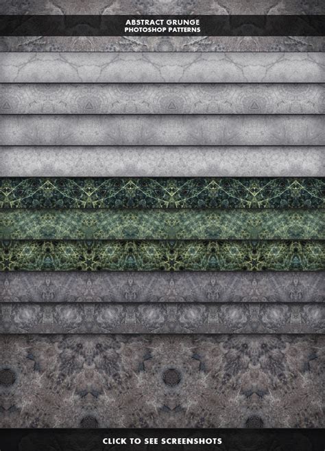 Abstract Grunge Photoshop Patterns Add Ons Graphicriver