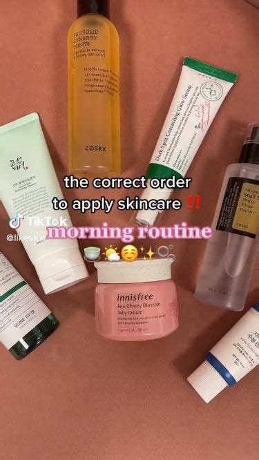 The Correct Order To Apply Skincare Skin Care Order Skin Care Tools