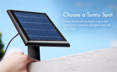 Wasserstein Solar Panel Compatible With Ring Spotlight Cam
