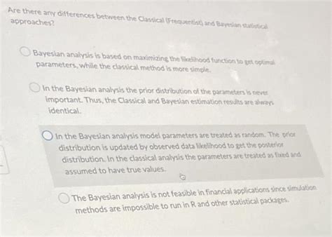 Solved Are There Any Differences Between The Classical