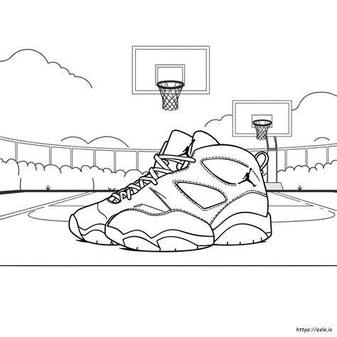 Jordan 9 Coloring Pages