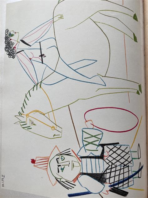 After Pablo Picasso Picasso And The Human Comedy A Suite Of 180 Drawings By Picasso Verve