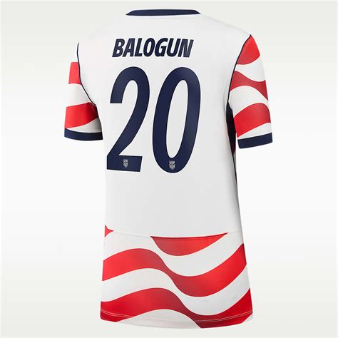 Folarin Balogun Usmnt 2026 Stadium Home Womens Nike Dri Fit Soccer