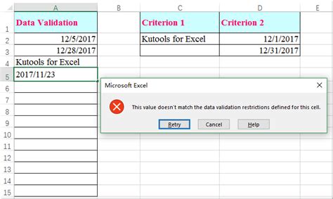 How To Apply Multiple Data Validation In One Cell In Excel Worksheet
