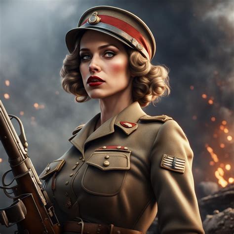 Ww1 Pinup Girl Ai Generated Artwork Nightcafe Creator