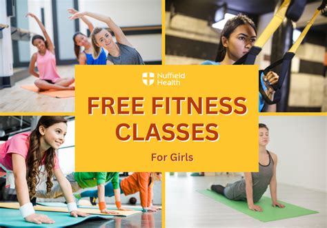 Free Fitness Classes For Girls At Nuffield Health Clubs