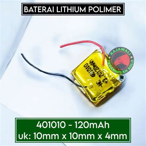 Jual Baterai 401010 Batre Lipo Tws Baterai Ukuran 10mm X 10mm Tebal 4mm Shopee Indonesia