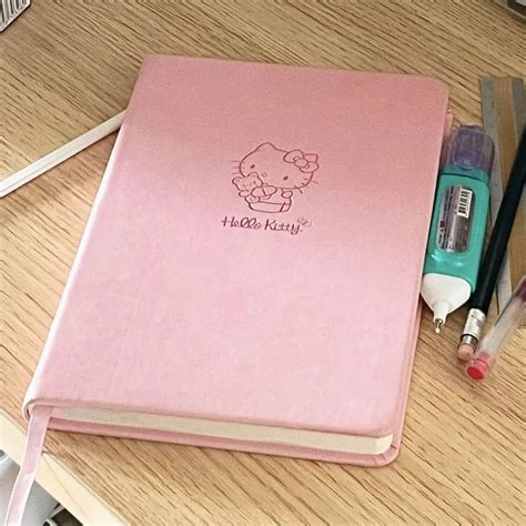 Anime Sanrio Hello Kitty Notebook A5 Cartoon Cute Student Hand Ledger