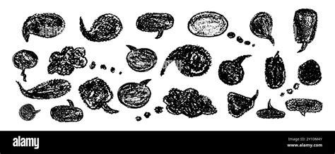 Set Of Fun Speech Bubbles For Chat Comic Frame Templates For Dialogues