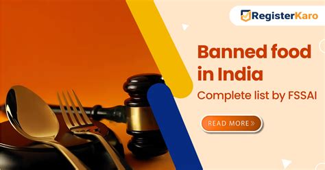 Food Banned By Fssai Complete List And Reasons