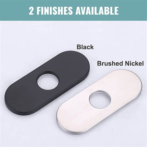 Wowow 65 Inch Kitchen Sink Faucet Hole Cover Deck Plate For 1 Or 3