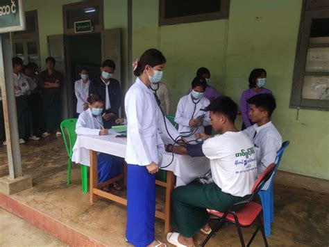 Myanmar National Post နာဂဒေသ လဟယ်မြို့တွင် Grade 12 ကျောင်းသားသူမ