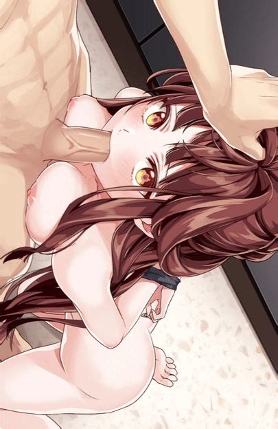 Rule 34 Animated Arms Tied Behind Back Brown Hair Fellatio Female Hand On Head Oral Penis In