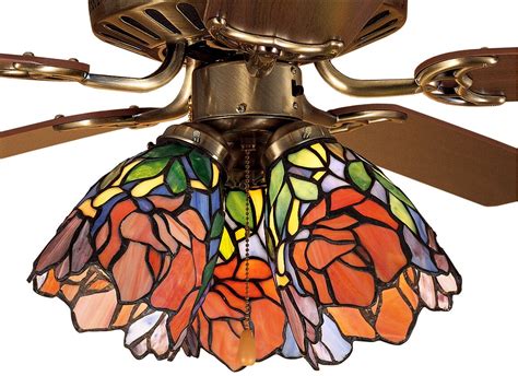 Stained Glass Ceiling Fan Light Shades Ideas On Foter