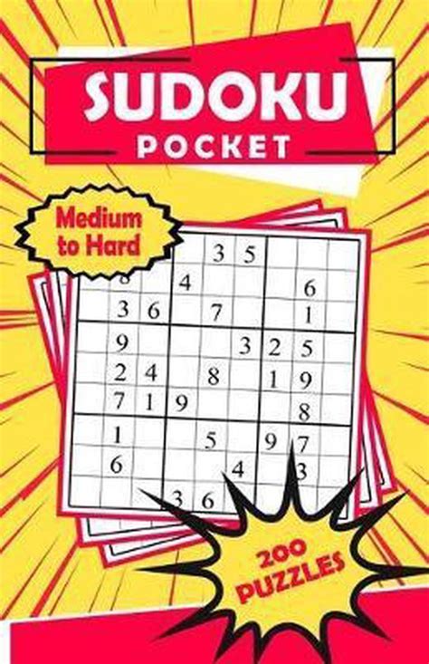 Sudoku Pocket Medium To Hard 200 Puzzles Beeboo Puzzles