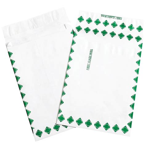 Partners Brand Tyvek Expandable Envelopes 12 X 16 X 2 First Class