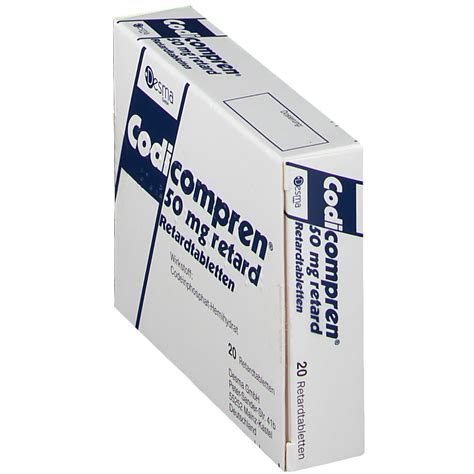 Codicompren® 50 Mg Retard 20 St Mit Dem E Rezept Kaufen Shop Apotheke