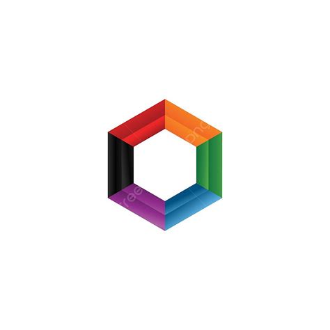 Hexagon 3d Outline