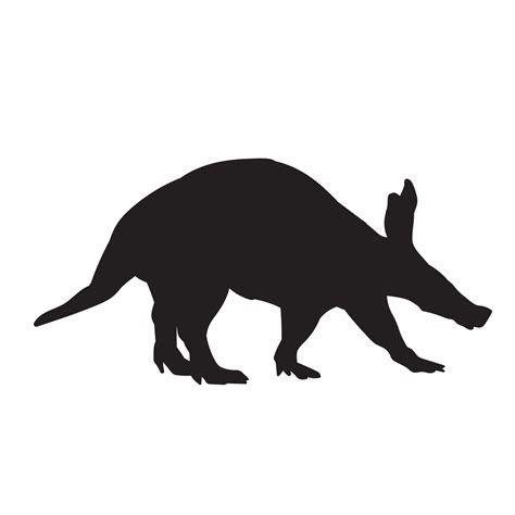 Aardvark Silhouette