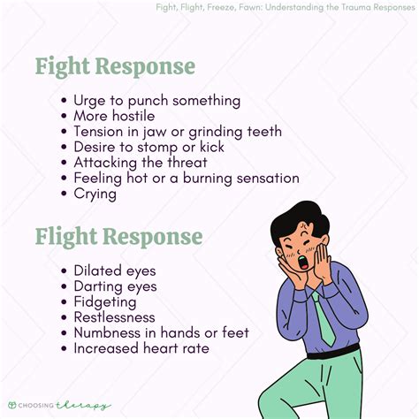 Fight Flight Freeze Fawn The Four Fear Responses Fight Flight