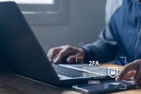 Cyber Security Protection With 2fa Two Factor Authentication