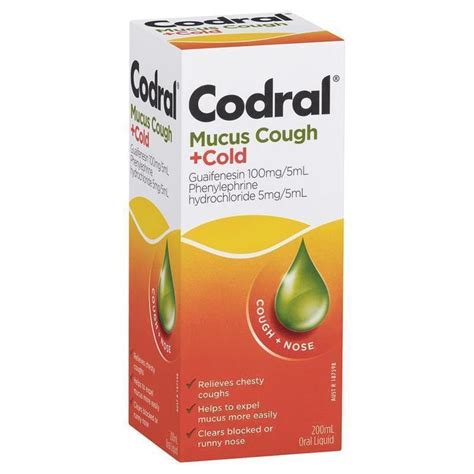 Buy Codral Mucus Cough And Cold 200ml Online At Chemist Warehouse