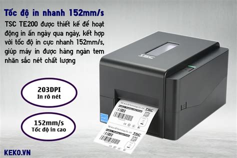 Máy In Mã Vạch Tsc Te200 Chính Hãng Giá Tốt Năm 2024