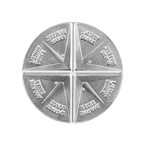 Silver Double Divisible Medal 1 Ounce Divisible Medal
