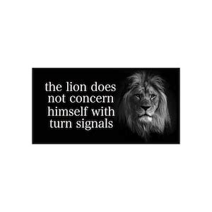 The Lion Does Not Concern Etsy