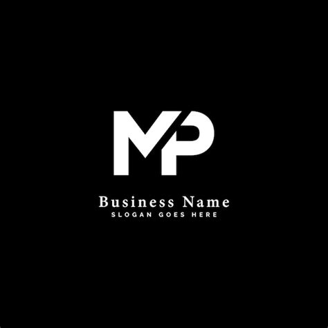Premium Vector Initial Mp Vector Logo Elegant Monogram Template For