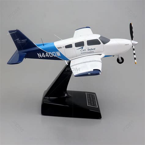 Custom Made Piper Archer Tx Cae Wooden Model Airplane Handcrafted