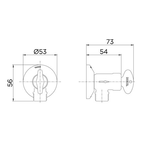 Registro Regulador De Vazão Chrome Docol