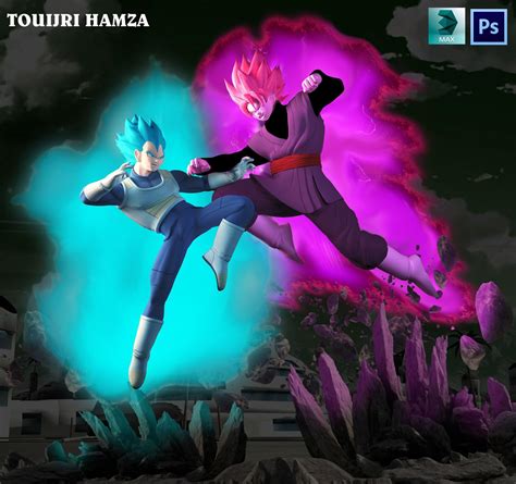 Vegeta Vs Goku Black Wallpapers Top Free Vegeta Vs Goku Black